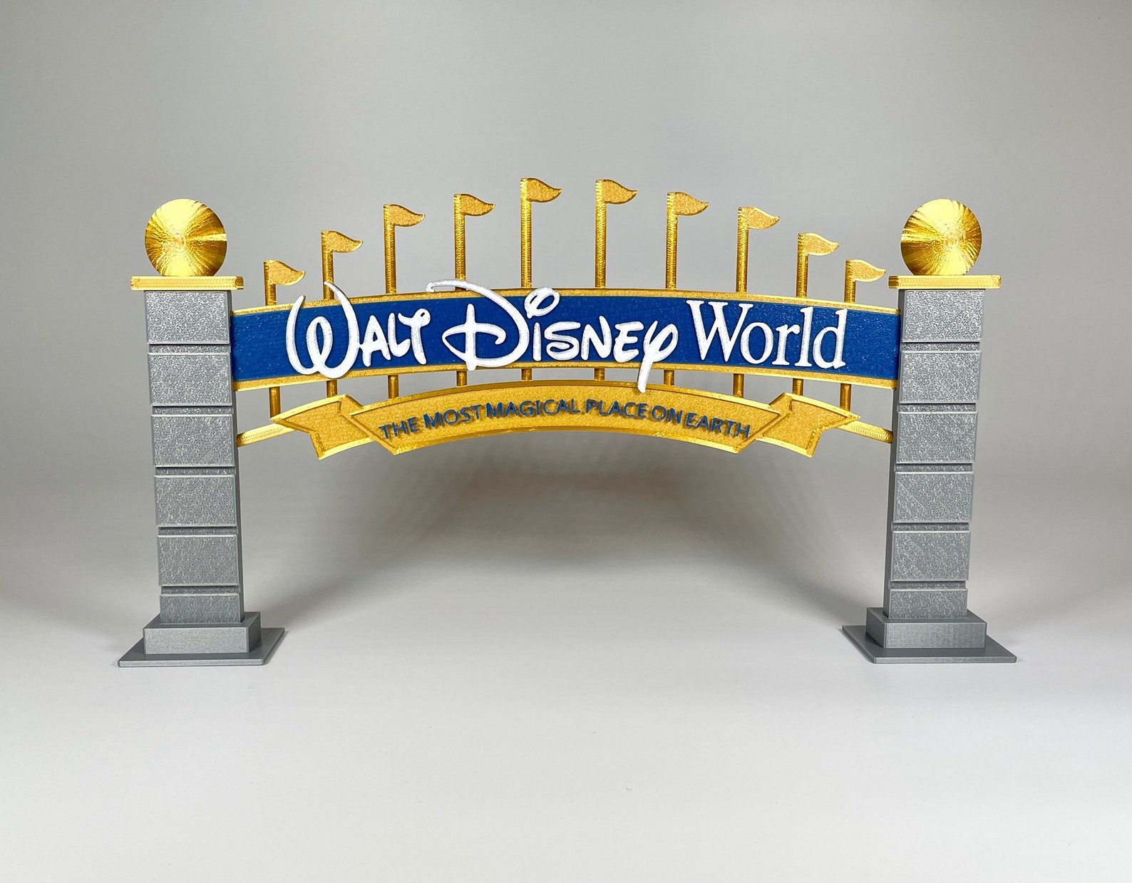 Walt Disney World Resort Entrance Archway Inspired Sign | Etsy