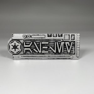 Personalized Magnetic Star Wars Inspired Name Tag Greeble (aurebesh ...