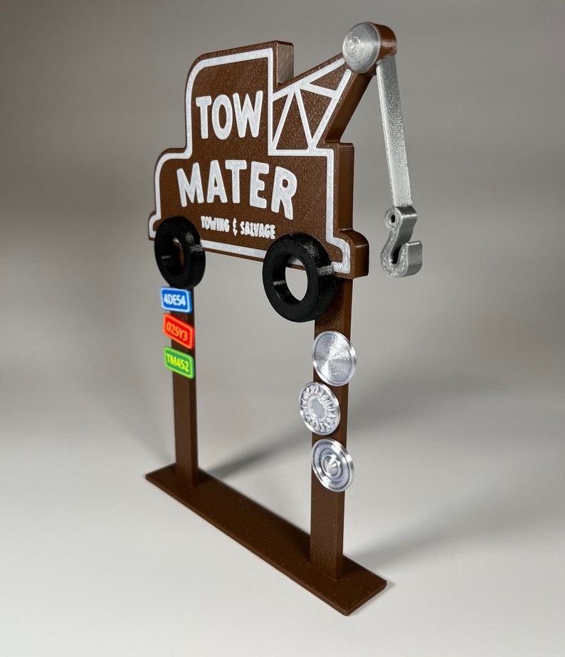 Disneyland Pixar Cars Tow Mater Towing and Salvage Inspired Stand up ...