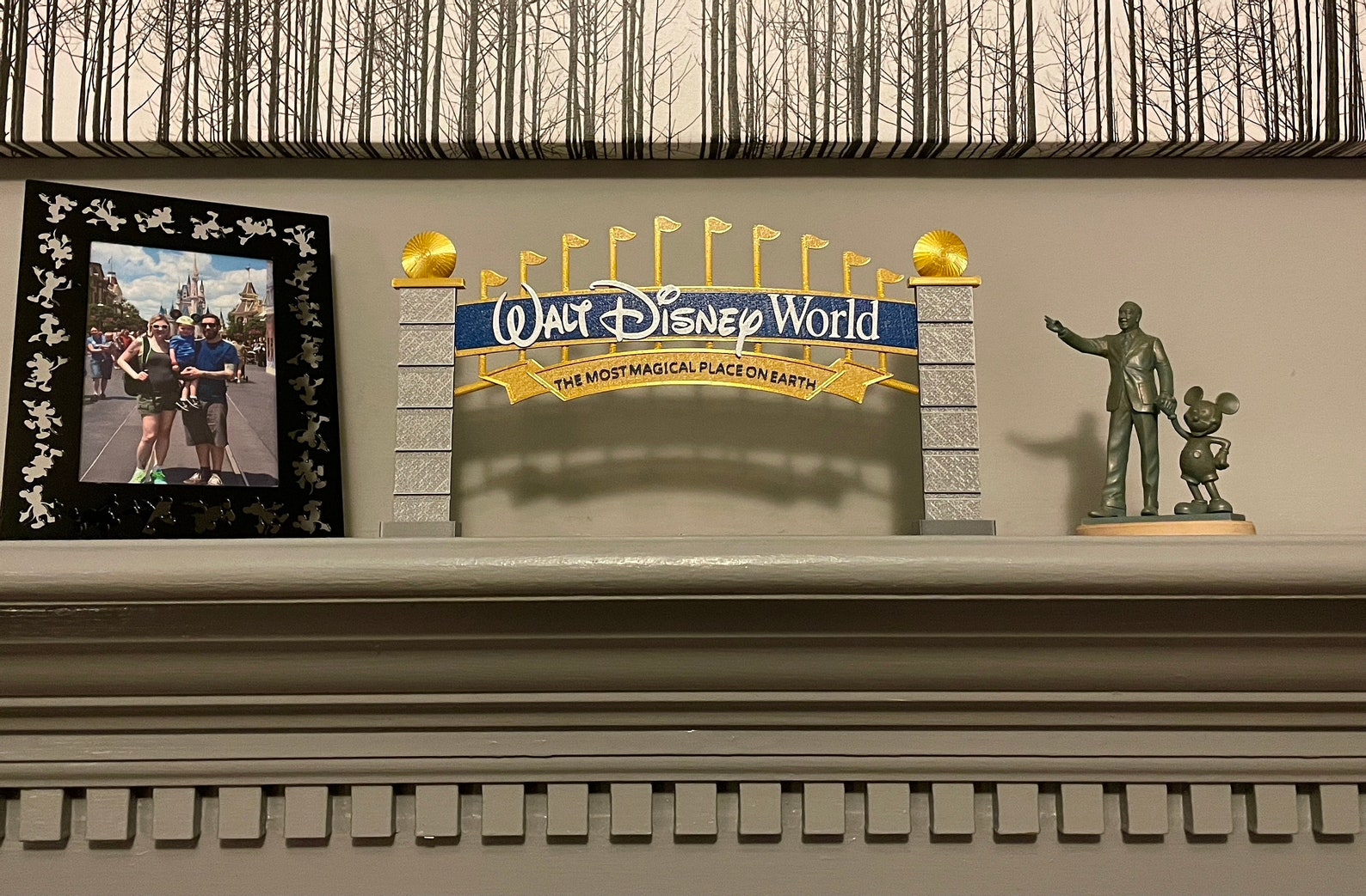 Walt Disney World Resort Entrance Archway Inspired Miniature Replica ...