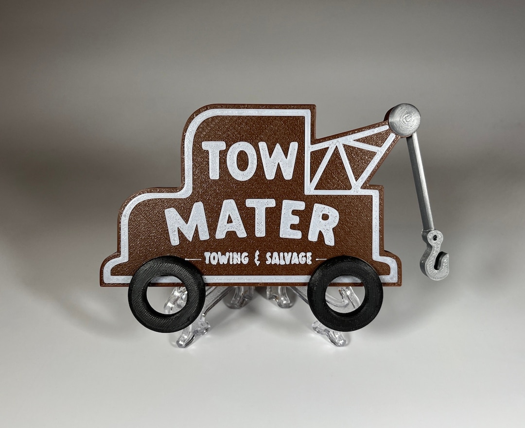 Disneyland Pixar Cars Tow Mater Towing and Salvage Inspired Sign - Etsy