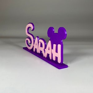 Personalized Disney Font Inspired Name Plaque - Etsy