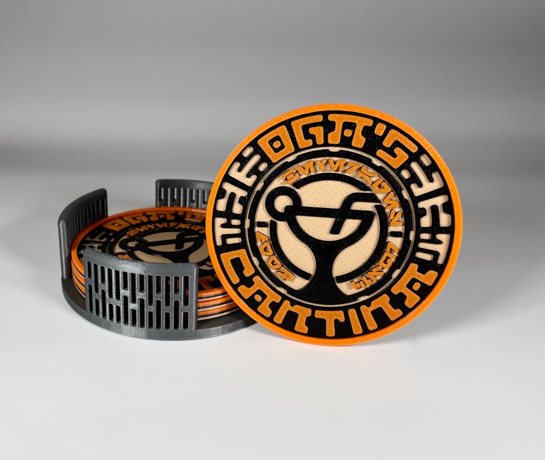 Oga's Cantina Star Wars Galaxy's Edge Inspired Coaster Set - Etsy