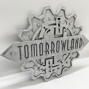 Walt Disney World Disneyland Tomorrowland Inspired Plaque - Etsy