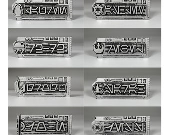 Star Wars Inspired Magnetic NAME TAG / BADGE - Etsy