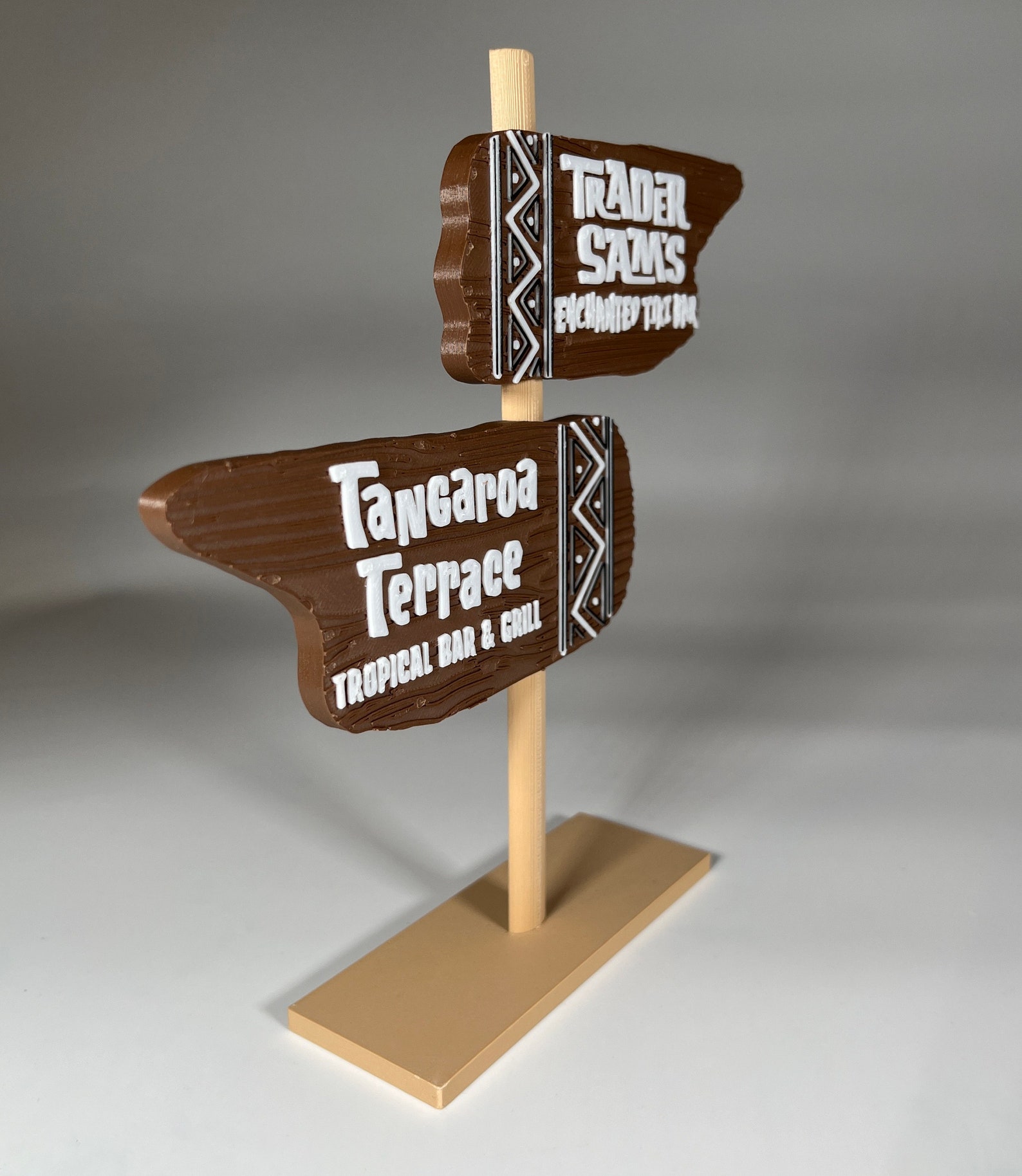 Trader Sam's Tangaroa Terrace Disneyland Hotel Tiki Stand up Sign - Etsy