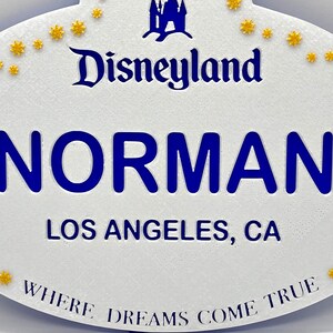 Large Personalized Disneyland Cast Member Name Tag Plaque - Etsy