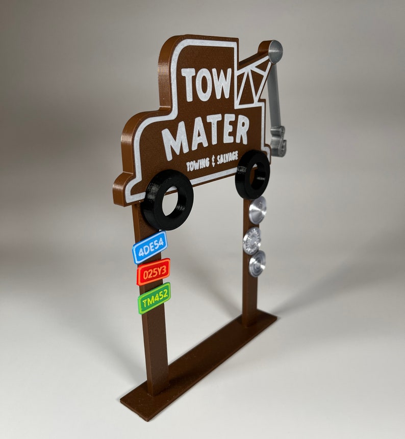 Disneyland Pixar Cars Tow Mater Towing and Salvage Inspired Stand up ...