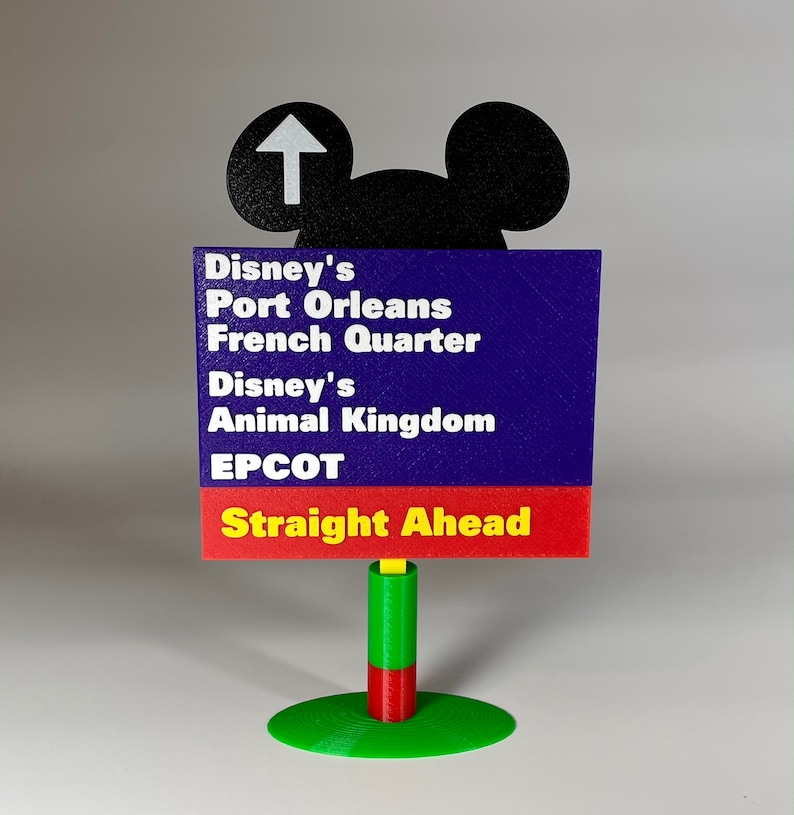 Personalized Walt Disney World Road Sign Inspired Standup - Etsy