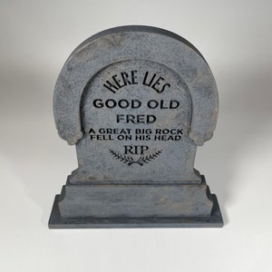 Haunted Mansion Good Old Fred Miniature Tombstone Walt Disney World ...