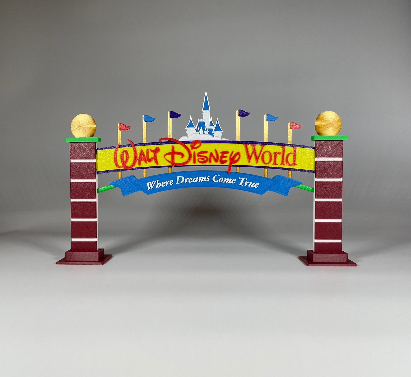 Classic Walt Disney World Resort Entrance Archway Inspired - Etsy