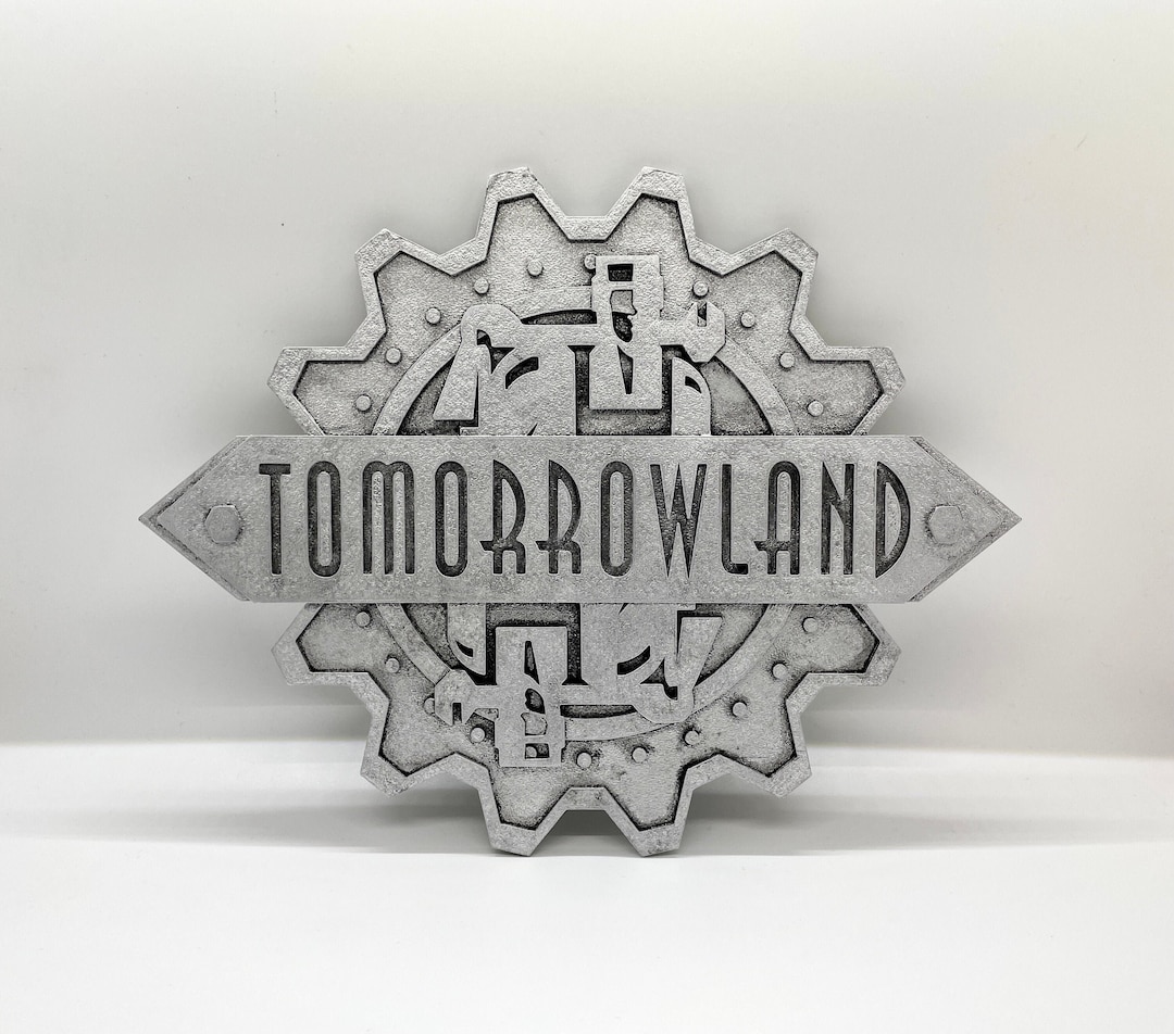 Walt Disney World Disneyland Tomorrowland Inspired Plaque - Etsy