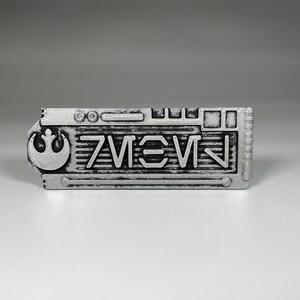 Personalized Magnetic Star Wars Inspired Name Tag Greeble (aurebesh ...