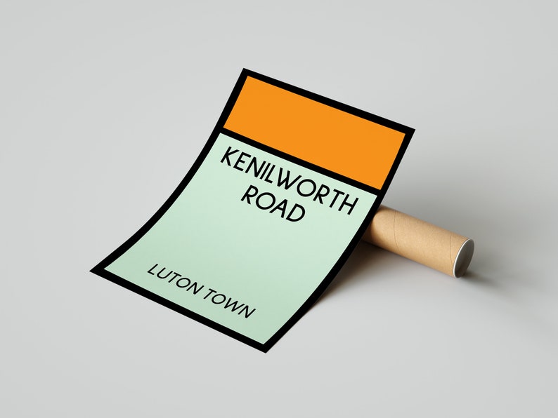 Luton Town Stadium Monopoly Print Kenilworth Road - Etsy