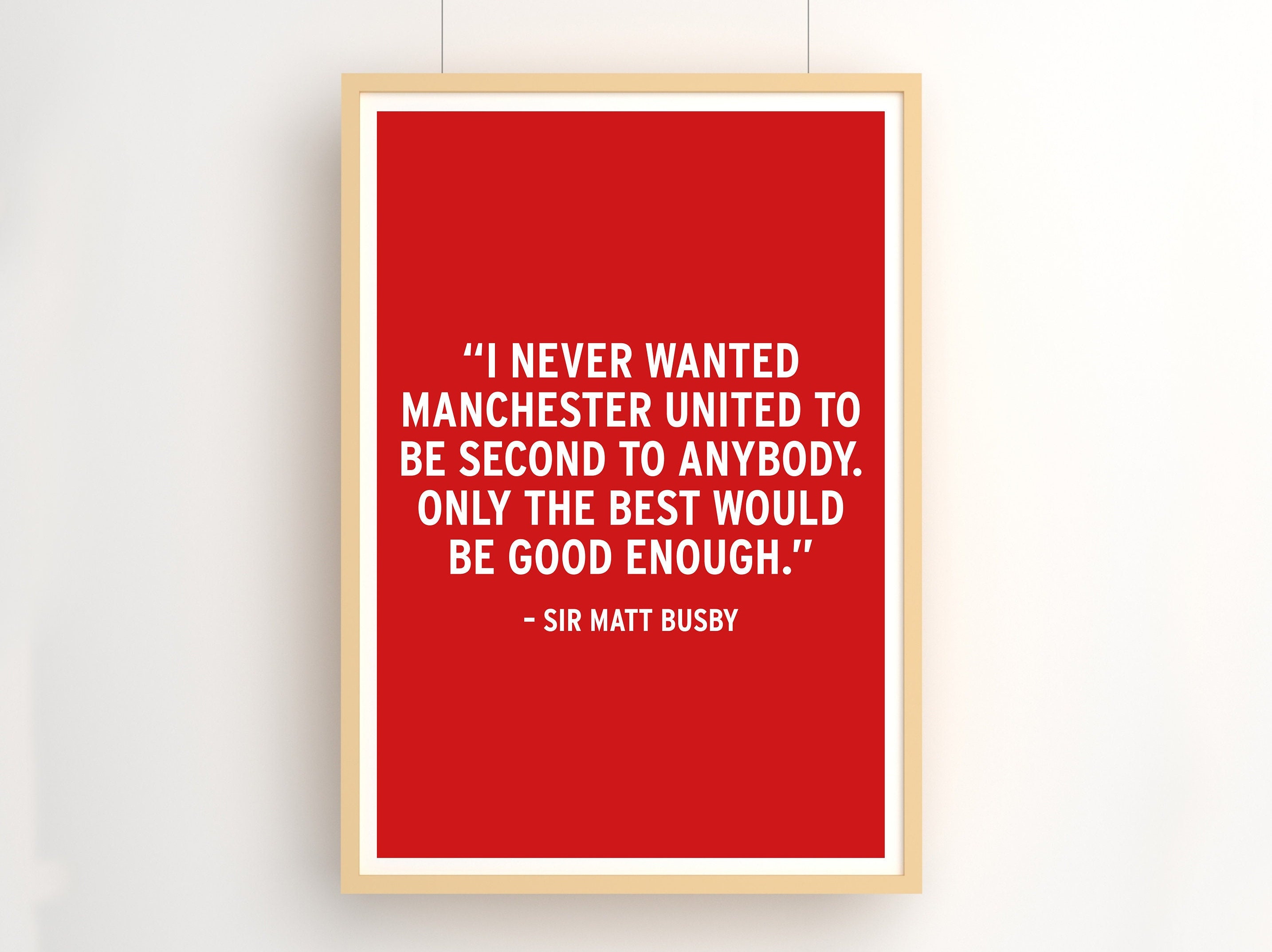 Sir Matt Busby Quotes