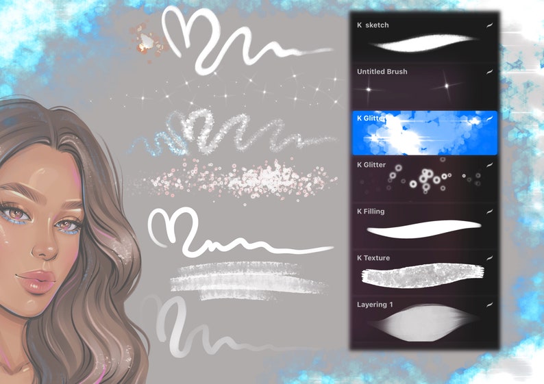 Procreate Brushes + Step by Step Tutorial - Etsy