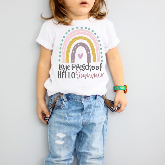 Preschool Grad Shirt Girls Pre-k Graduation Outfit Tee - Etsy