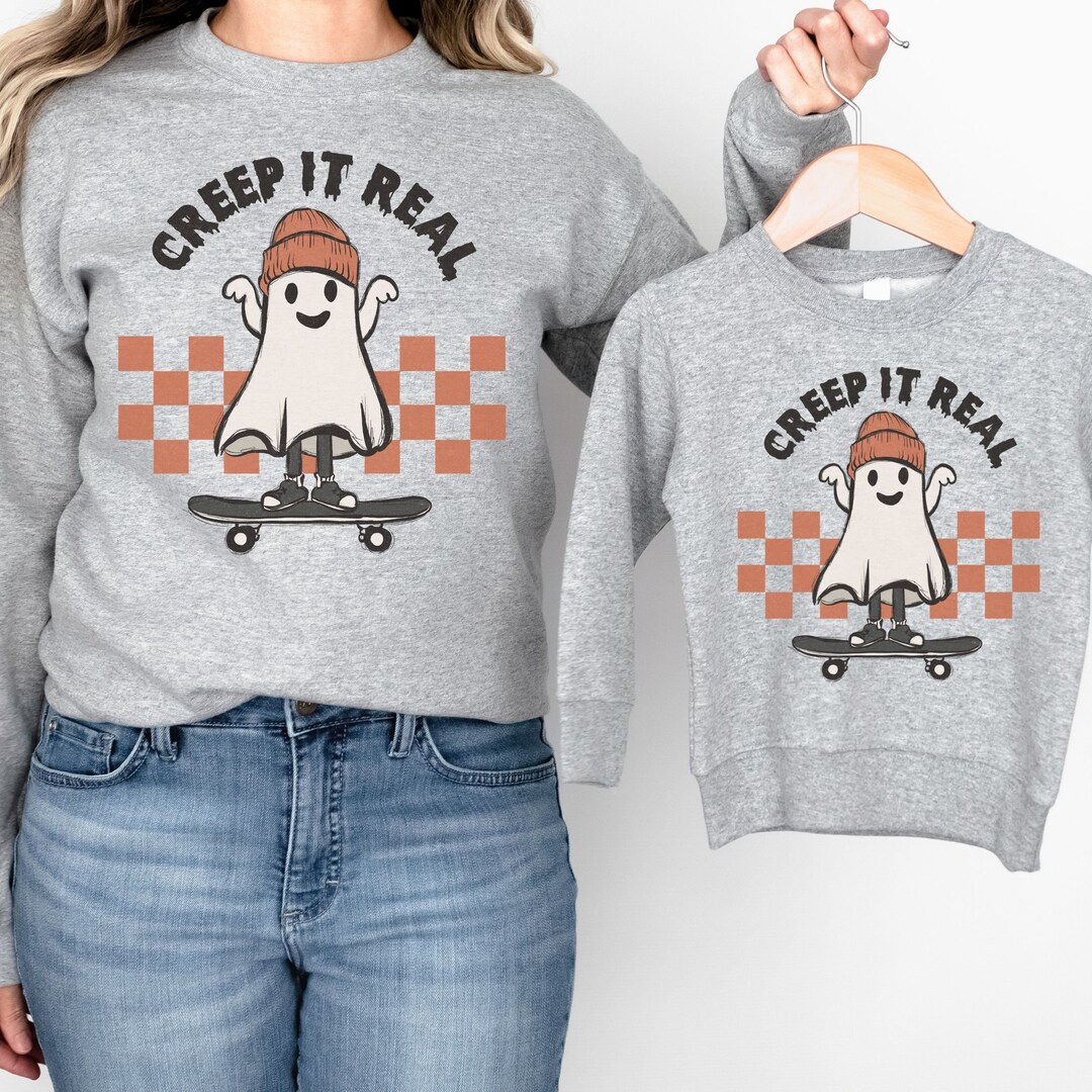 Mama and Me Halloween, Retro Creep It Real Spooky Season Mama ...