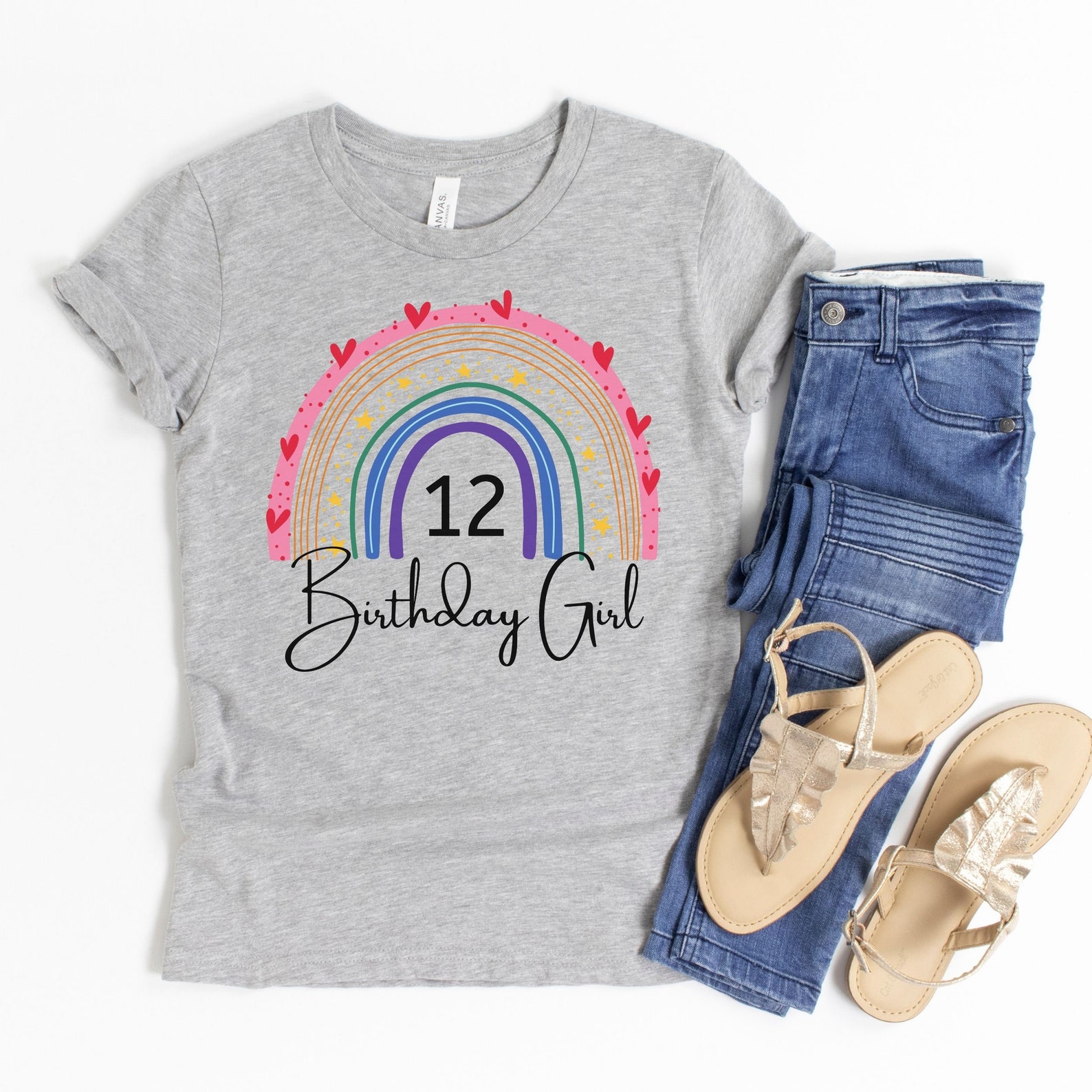 12th Birthday Shirts Girl 12th Birthday Tshirts Twelve Year - Etsy