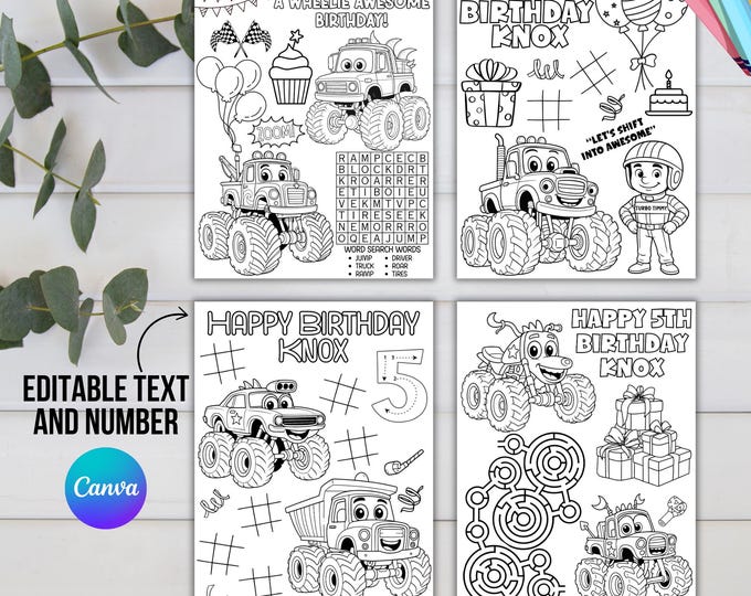 Booklet Template, Mini Coloring Book Template, Fold Book Template ...