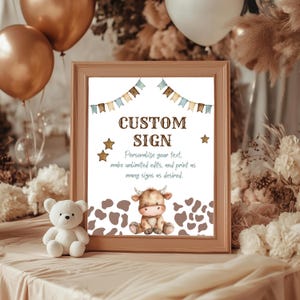 Cowboy Diaper Raffle Sign-tickets, Cowboy Baby Shower Decorations ...