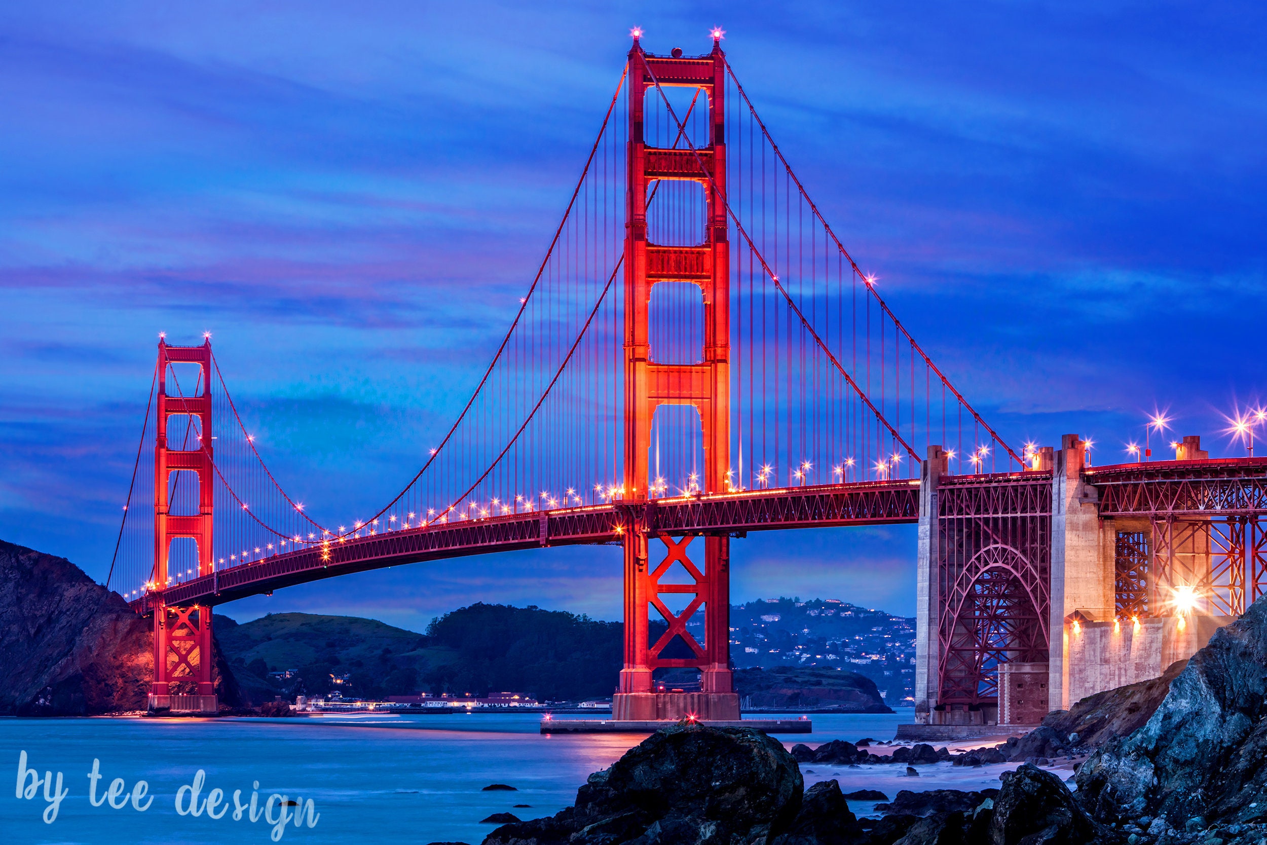 Golden Gate Bridge Photography Print Landscape Photography | Etsy