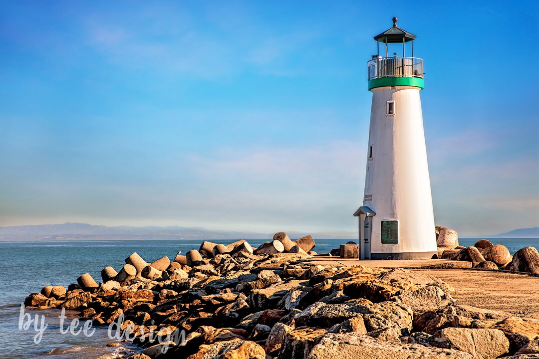 Santa Cruz Lighthouse Photography Print Landscape Photography Wall ...
