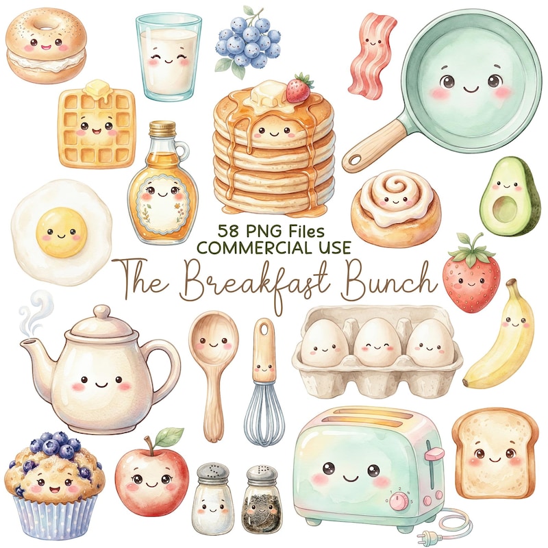 Cute Anime Pancakes - Etsy