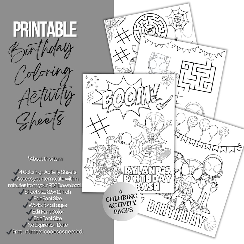 Spidey and His Amazing Friends Coloring Pages | Printable Coloring ...