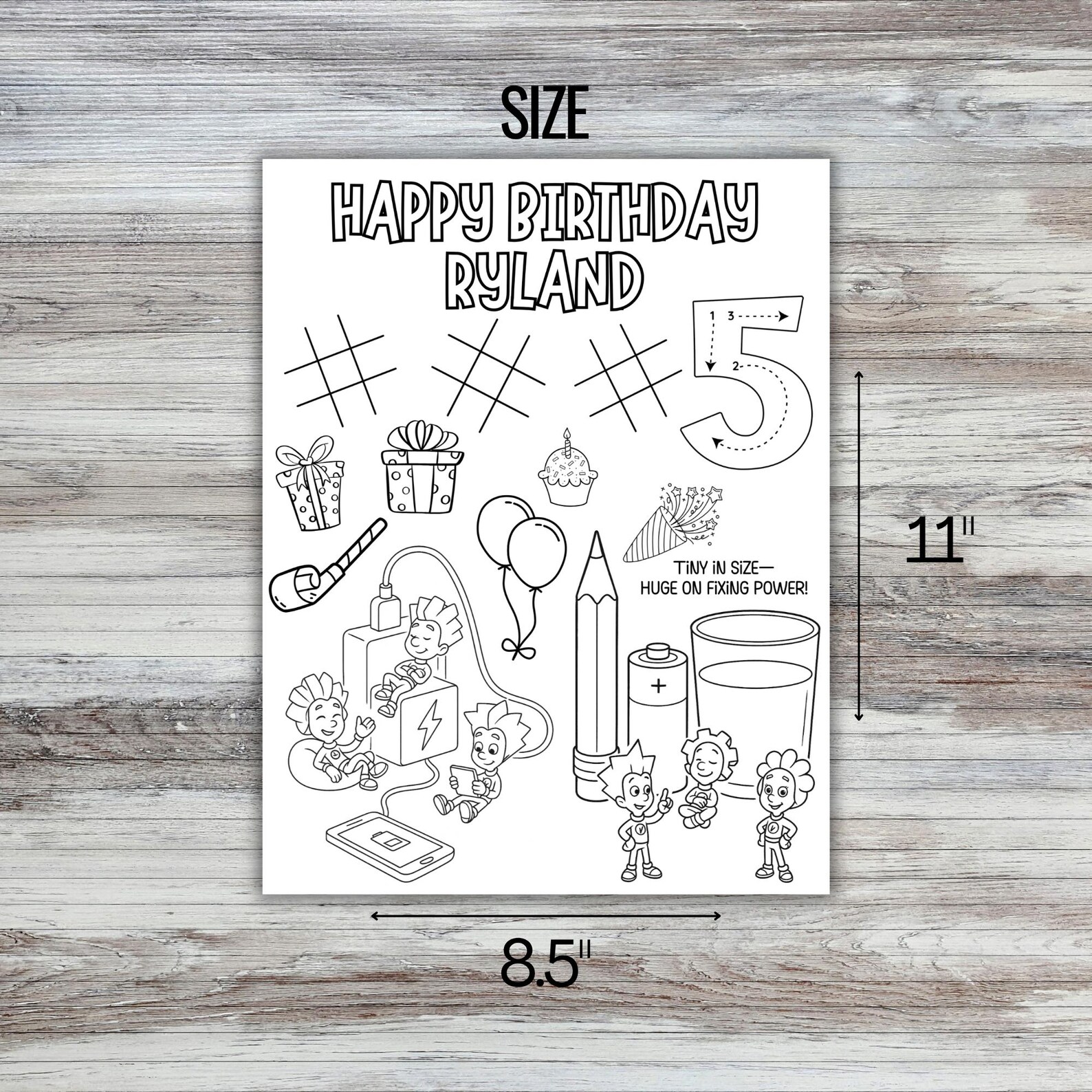 Editable STEM Birthday Coloring Pages | Printable Tinker Activity ...