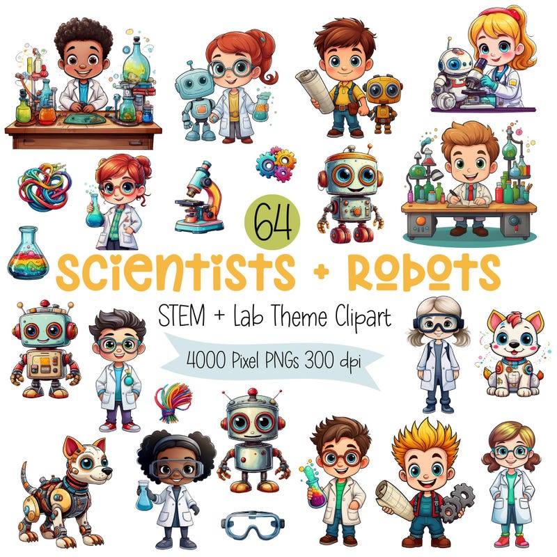 Stem Clipart - Etsy