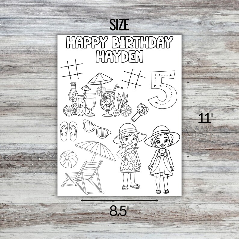 Pool Party Coloring Pages | Printable Pool Party Activity Sheets ...