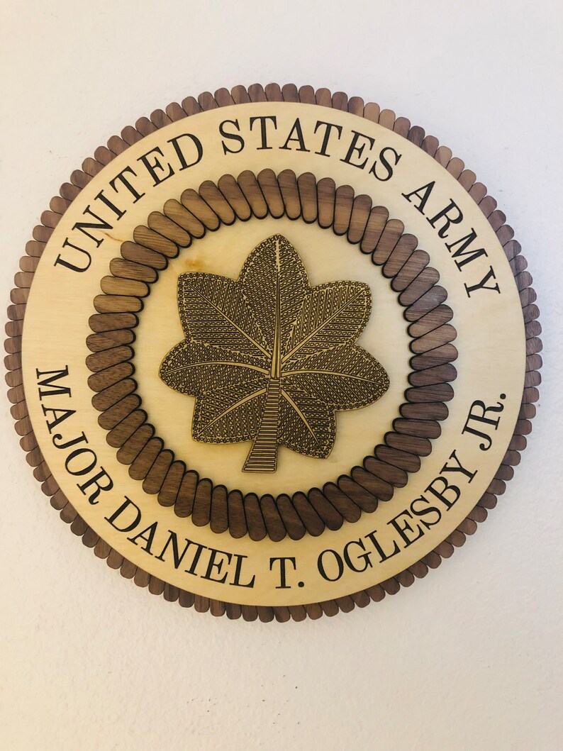 United States Major Lt Col Promotion Plaque Army Air Force - Etsy