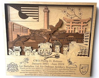 WALTER REED Hospital Andrews Air Force Base 3D Wooden Name Plaque Army ...