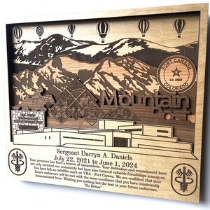 Fort Carson Colorado 3D Wooden Name Plaque Air Force Army Marines Navy ...
