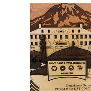 Joint Base Lewis-mcchord JBLM 3D Wooden Plaque Army Air Force PCS ...