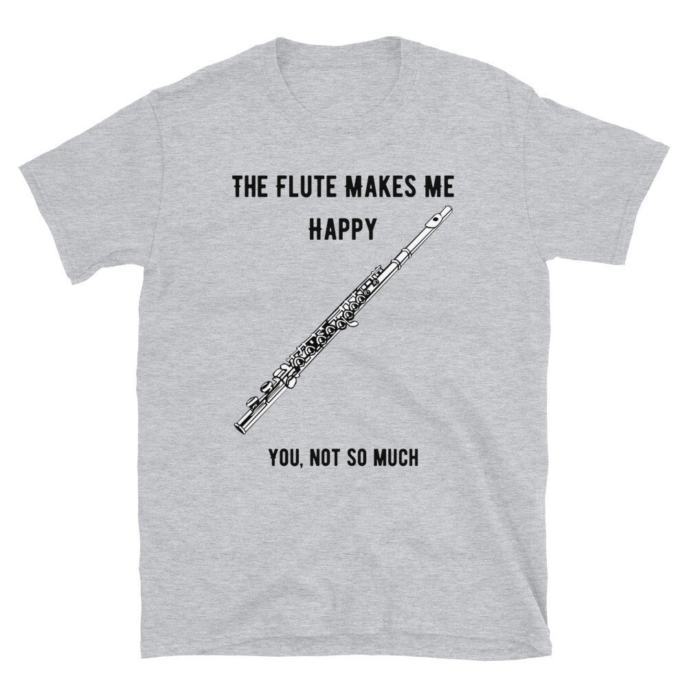 Flute Player T-shirt, Flutist Shirt, Funny Flute T-shirt, Flute Gift ...
