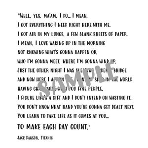 Titanic Printable - to Making It Count - Etsy