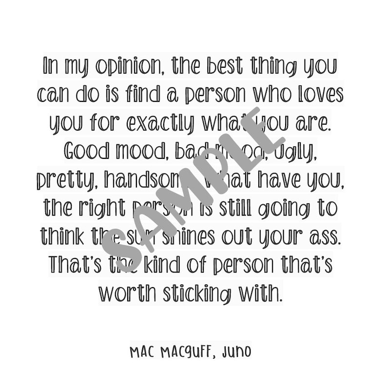 Juno Printable - Mac Macguff - Etsy