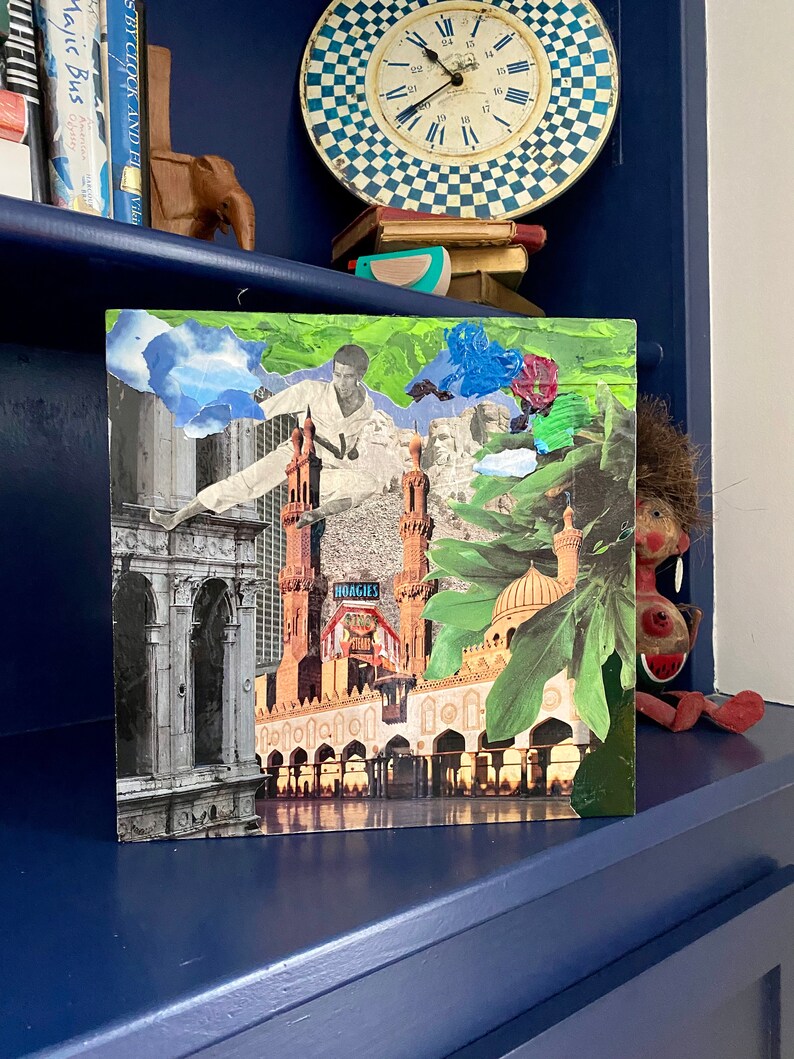 Wall Oddities Art Surreal Mixed Media Collage Trippy - Etsy