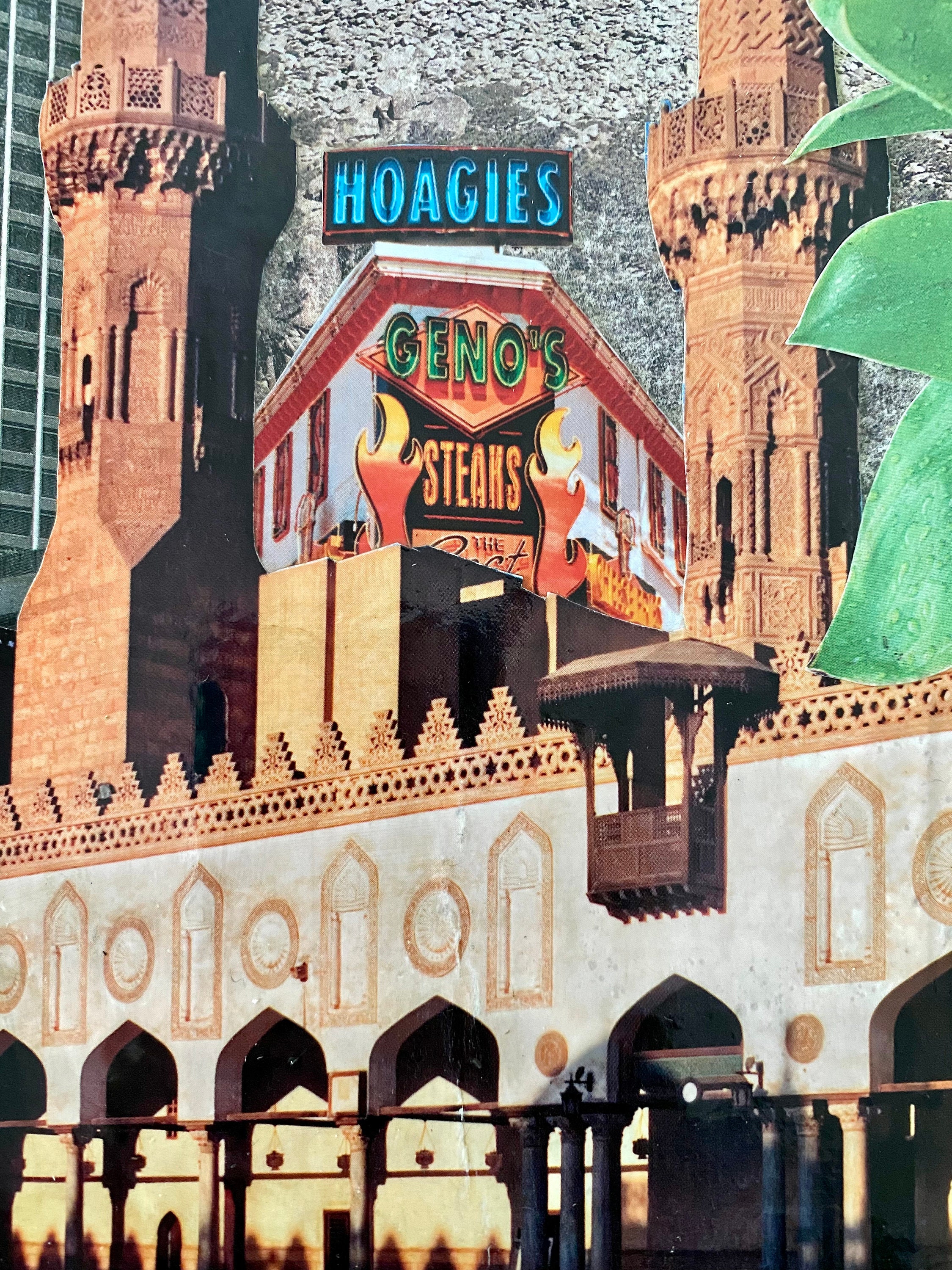 Wall Oddities Art Surreal Mixed Media Collage Trippy Architecture ...