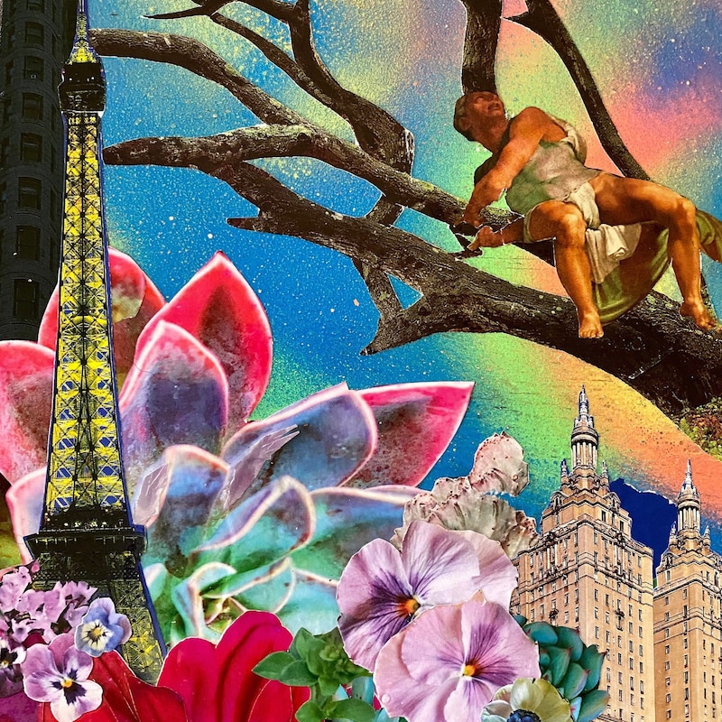 Mixed Media Poster - Etsy