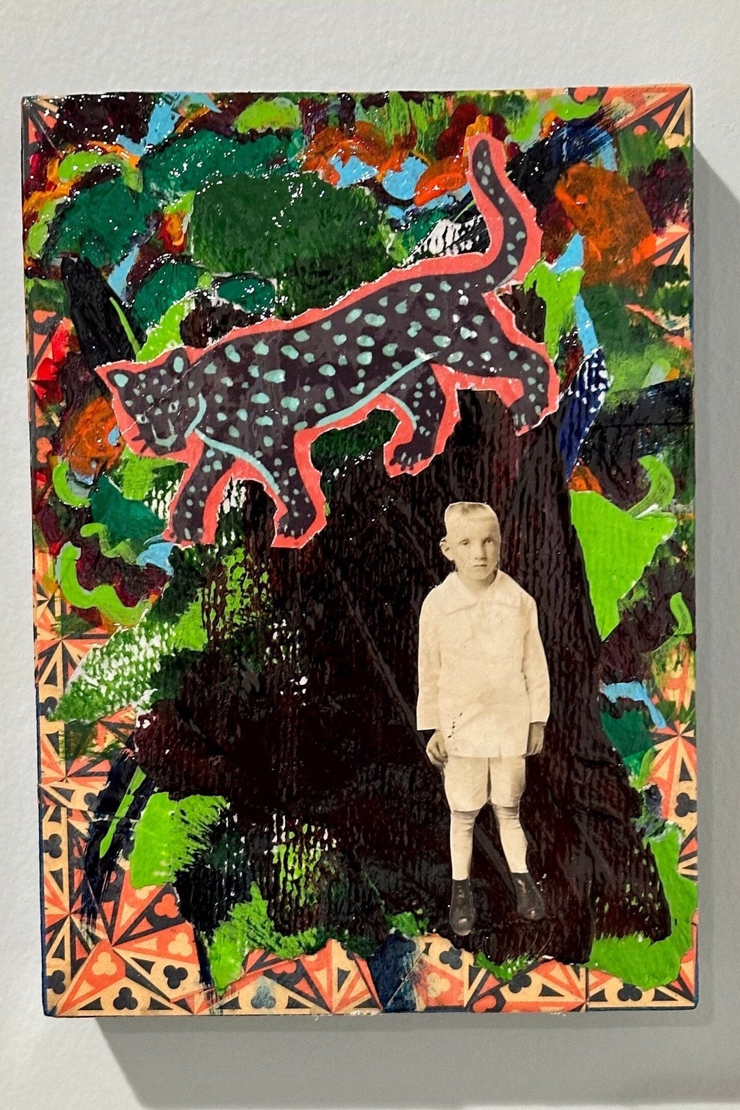Mixed Media Collage Outsider Art Fantasy Art Brut - Etsy