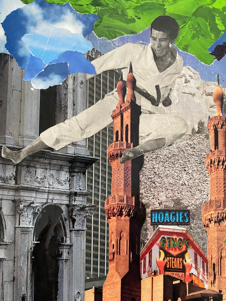 Wall Oddities Art Surreal Mixed Media Collage Trippy - Etsy