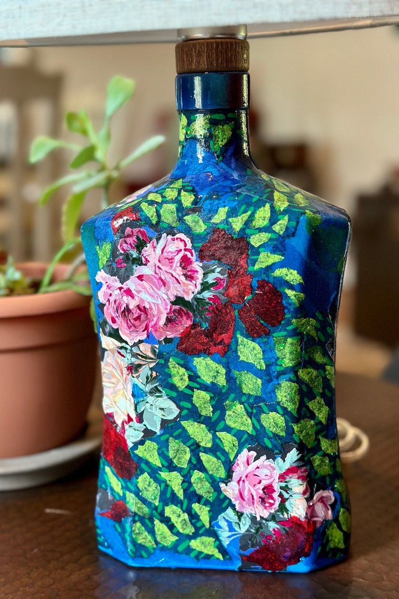 Funky Lamp Maximalist Decor Liquor Bottle Art - Etsy