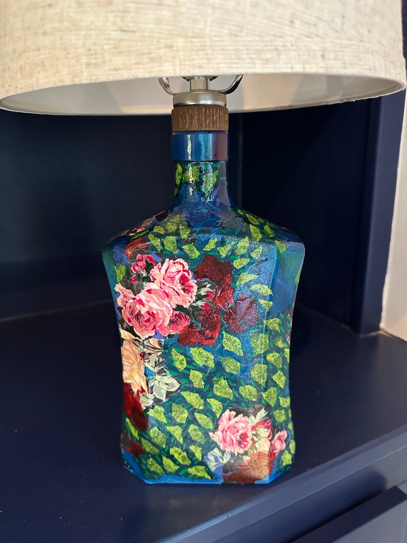 Funky Lamp Maximalist Decor Liquor Bottle Art - Etsy