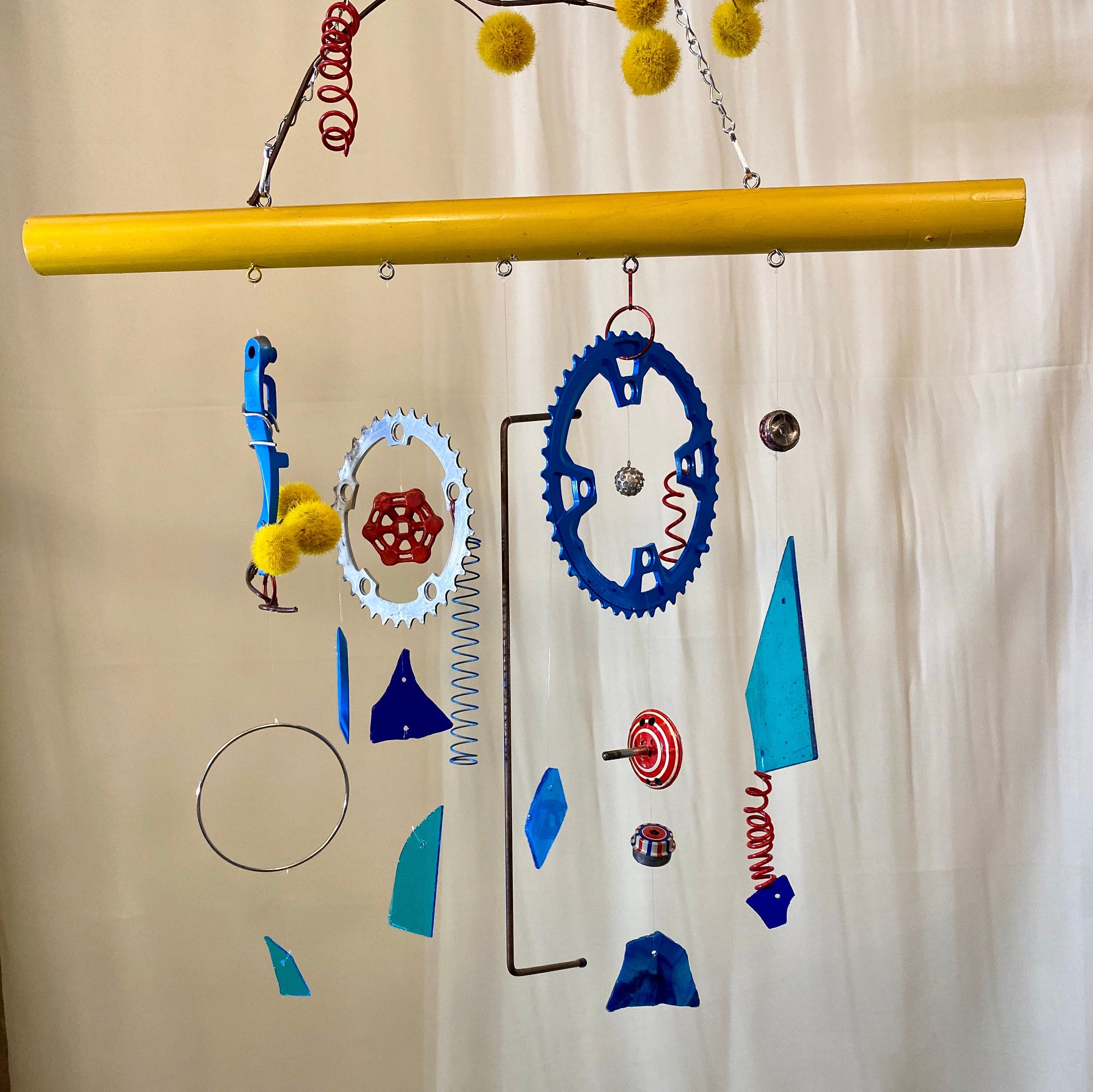 Mid Century Modern Kinetic Art Hanging Sculpture Bicycle - Etsy
