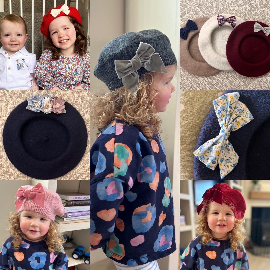 Children’s Neutral Coloured Beret, Children’s Hats and Accessories ...