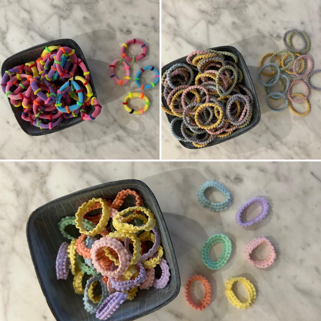 Girls Hair Bobble / Girls Hair Tie / Girls Hair Elastic / Hair ...