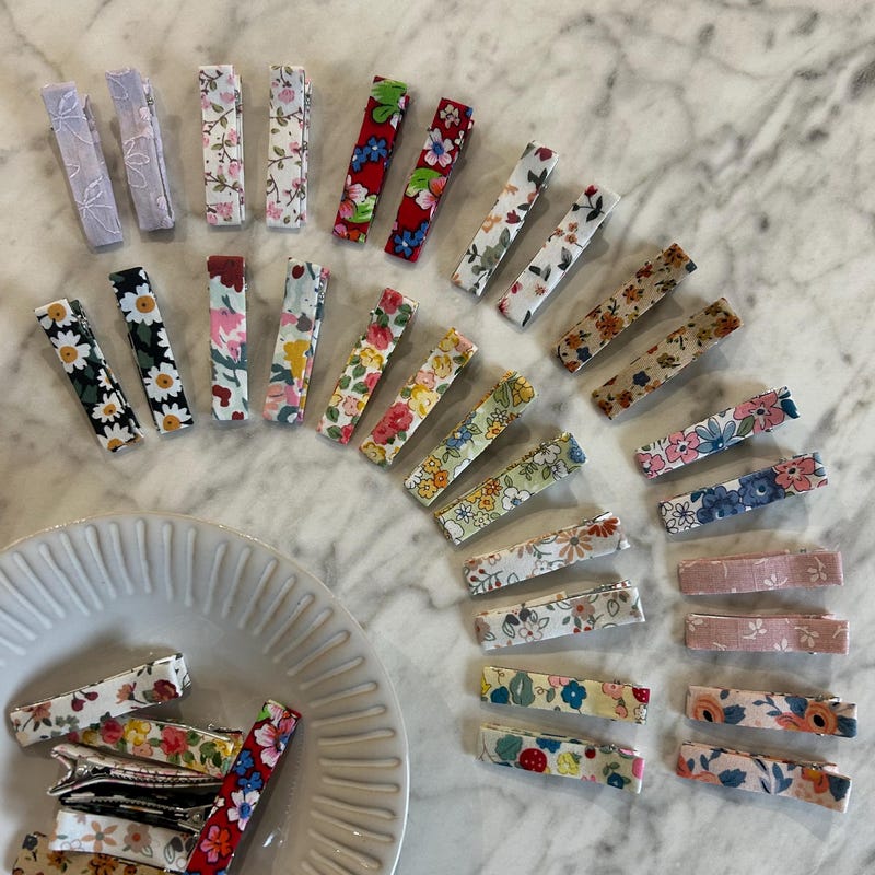 Baby Hair Bow Clips Grip - Etsy UK